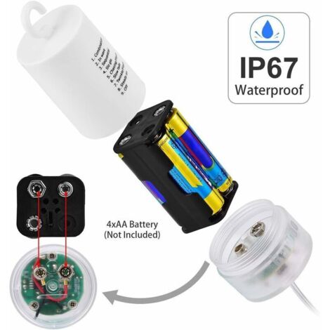 Battery-powered fireworks.