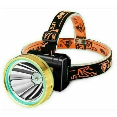 Powerful Headlamp, USB Rechargeable LED Head Torch -500 Meters, 3 Light ...