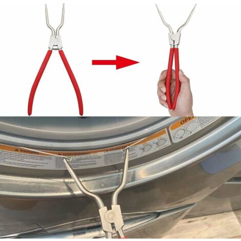 Solid metal washer spring expander tool that can expand to a maximum of ...