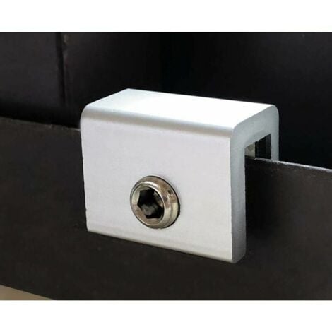 Set of 2 adjustable sliding door stops
