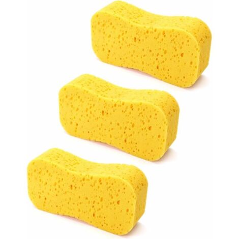 Set of 3 Car Wash Sponges, Large Sponge, Car Wash Sponges, Super ...