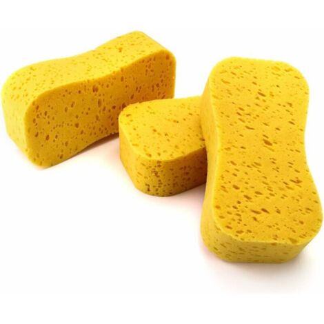 Set of 3 Car Wash Sponges, Large Sponge, Car Wash Sponges, Super ...