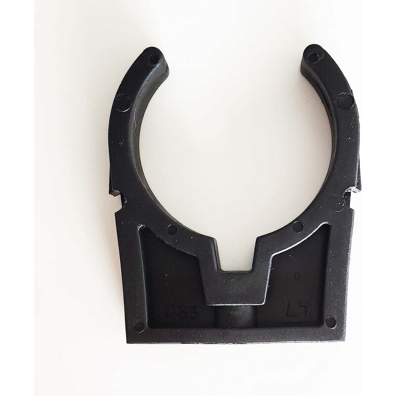 Collier PVC de fixation à clip pince ouverte PVC 63mm (1 Pièce)