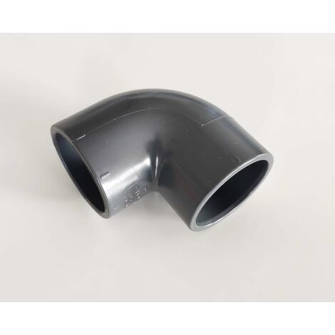 Coude 90° 40mm 4cm PVC Pression PN16 / Piscine et arrosage 40mm F/F