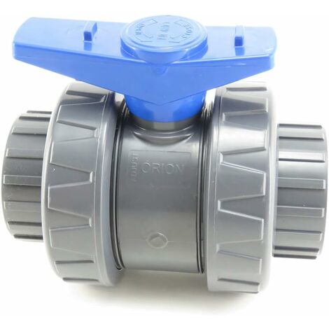Interplast – Vanne PVC pression 63mm – Raccordement à coller F/F ...