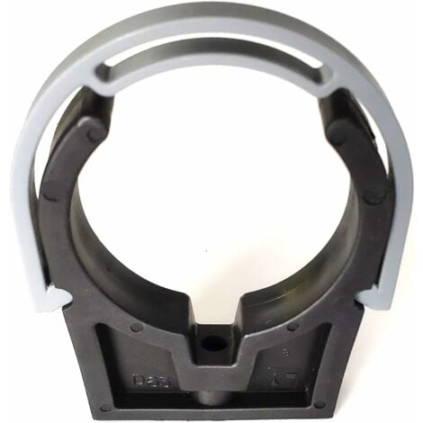 Collier PVC de fixation à clip fermé PVC 63mm (1 Pièce)