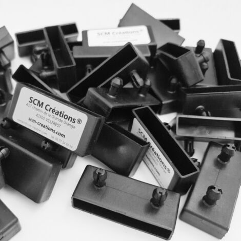 Scm Créations – Lot de 10 embouts Latte 53mm – Attache plastique ...