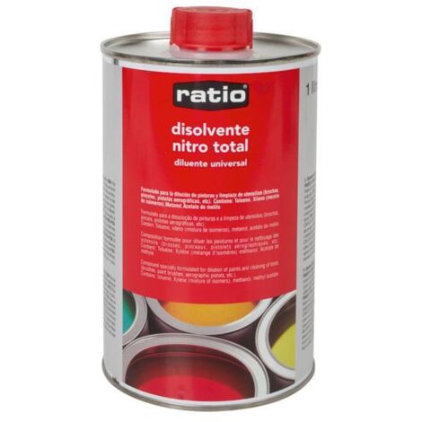 Disolvente universal nitro total Ratio 1 litro