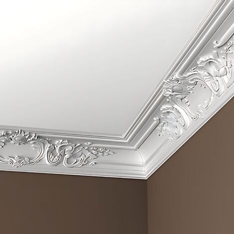 Corniche de plafond 150252 Profhome Moulure polyuréthane décorative ...