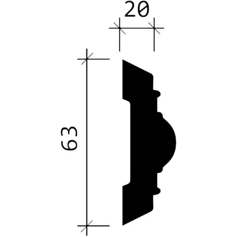Cimaise 151376 Profhome Moulure décorative Moulure frise style Néo ...