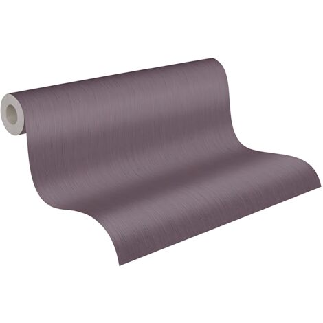 Papier peint pourpre masquant défauts Profhome 965110 textile mat ...