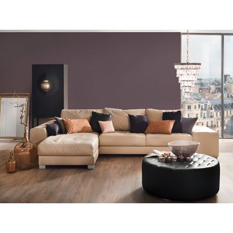 Papier peint pourpre masquant défauts Profhome 965110 textile mat ...
