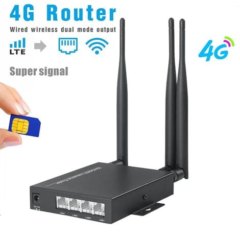 Router Professionale con Sim 4G LTE e 4 Porte LAN ad uso Esterno IP66