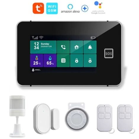 Tuya Sistema di Allarme Smart WiFi e GSM 4G con Display Touch Screen