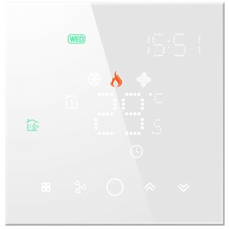 Termostato WiFi Beca BAC-003ALW Fan Coil Bianco