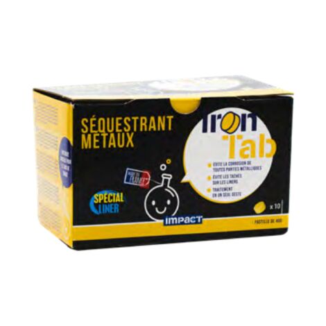 Séquestrant métaux Impact IRON-TAB - 10 pastilles