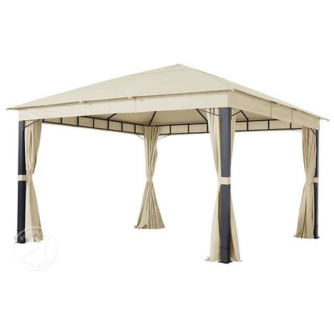 TOOLPORT 4 Seitenteile für Gartenpavillon Sunset Premium 4x4 m ...