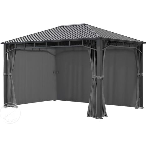 TOOLPORT 4 Seitenteile für Gartenpavillon Sunset Superior 3x4 m ...