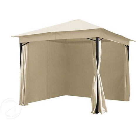 4 Seitenteile für Gartenpavillon Sunset Classic 3x3 m - Polyester ca ...