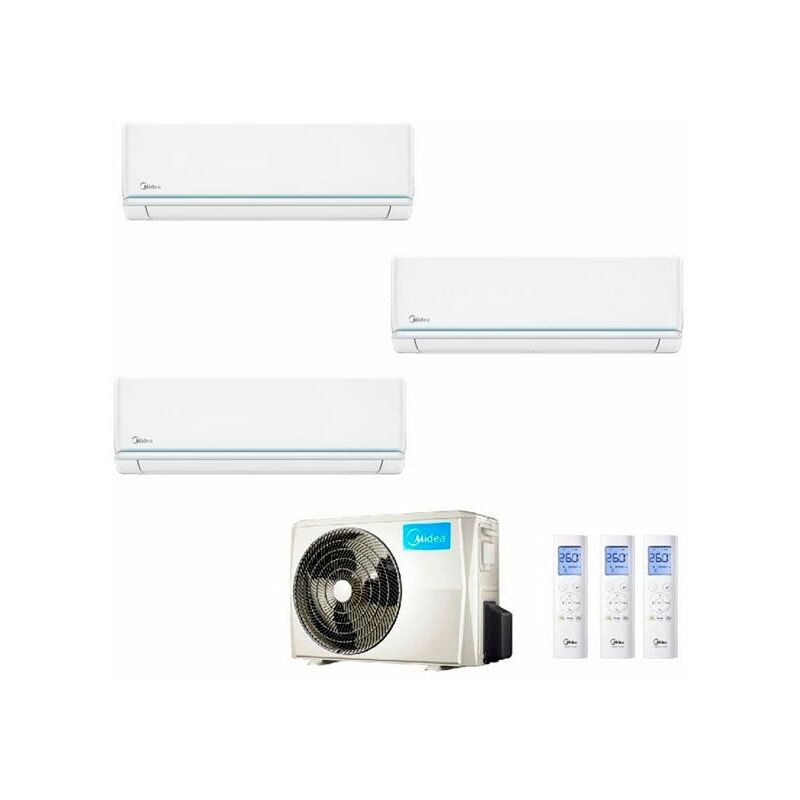 Climatizzatore Midea Trial Split Evolution 9000+9000+9000 M30A-27HFN8-Q ...