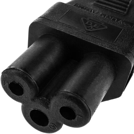 Câble d'alimentation IEC-60320 (C5 / SCHUKO-M) 1,8 m