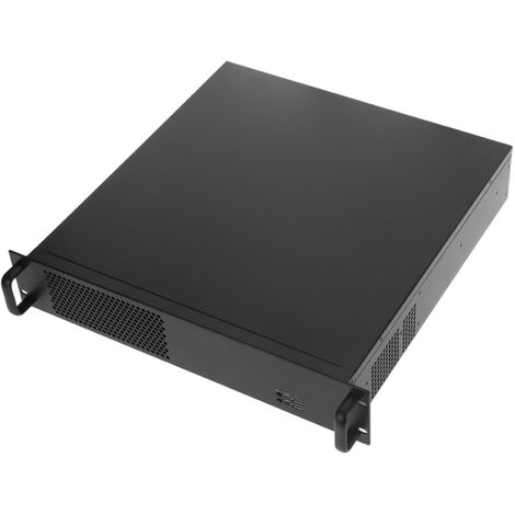 Châssis rack IPC pour ordinateur couleur aluminium noir 2u USB 3.0 avec ...