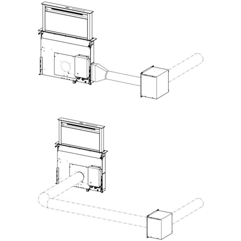Franke Accessoires - Set FDW 908, pour placer le moteur à l'extérieur ...
