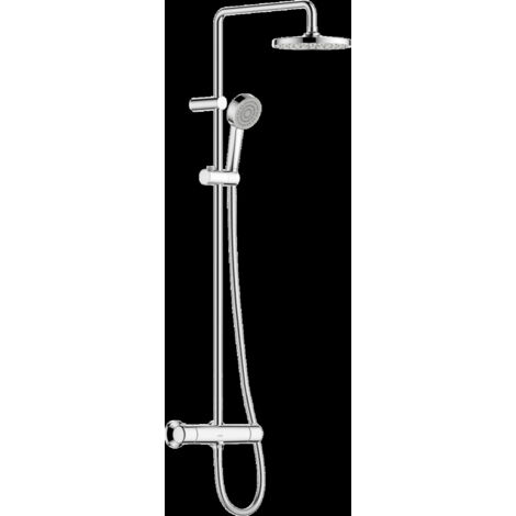 Hansa Basic - Set de douche avec thermostat, 1 jet, chrome 55350110