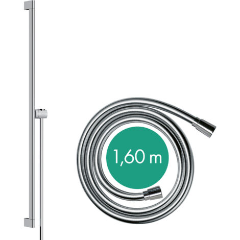 Hansgrohe Unica - Barre de douche 10 cm, avec flexible de douche ...