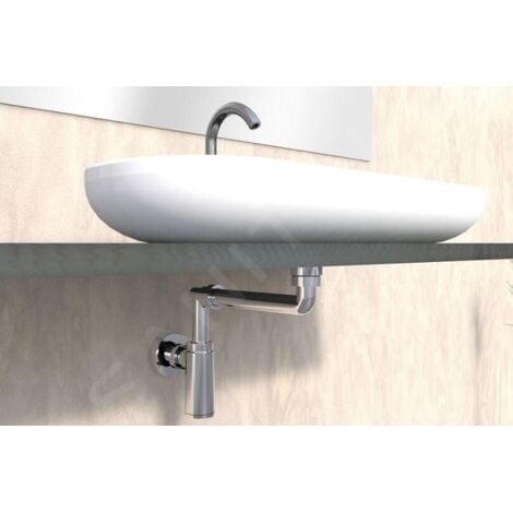 Sapho Bonomini King - Siphon d'évier gain de place, 1 1/4, bonde 32 mm ...