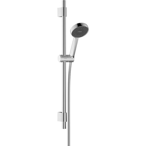 Hansgrohe Activera Select S - Set pommeau de douche, barre et flexible, 2 jets, EcoSmart, chrome ...
