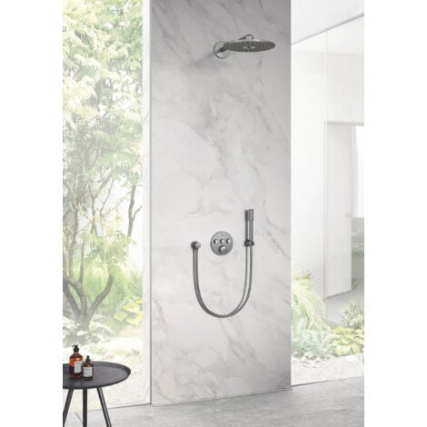 Grohe Grohtherm SmartControl - Mitigeur thermostatique encastré de douche, 3 sorties, Hard ...