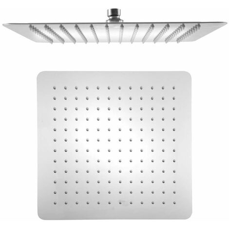 Sapho Slim - Douche de tête Slim, 30x30 cm, inox poli MS563