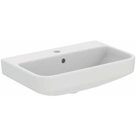 Ideal Standard i.Life S - Lavabo 60x38 cm, avec trop-plein, trou pour ...