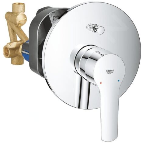 Grohe QuickFix Start - Mitigeur de baignoire encastré avec corps ...