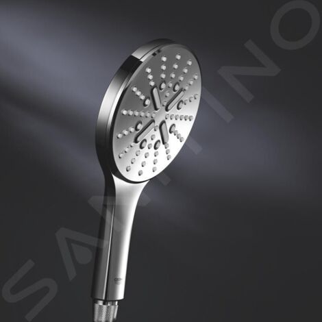 Grohe Rainshower SmartActive - Set de douche de tête 130, 3 jets, barre ...