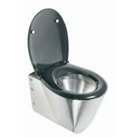 Sanela WC en inox - Cuvette de toilette suspendue, anti-vandalisme ...