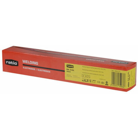 électrodes Inox 316L Ratio 106 Ø 25x300mm