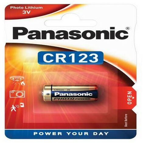 Pila Litio Cr123A 3V 1400Ma Blx1 Panasonic