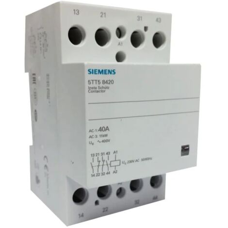 Contattore Insta Con 4 Contatti Nc Contatto Per Ac 230V, 400V 40A ...