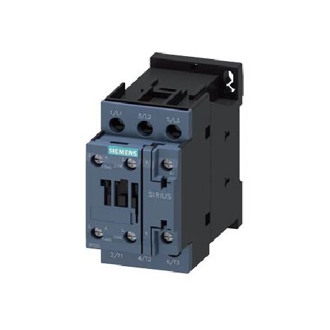 Siemens contattore 3 poli 15kw 1na+1nc grandezza s0 3rt20271ac20