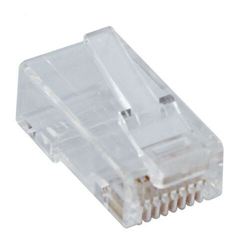 Spina Plug CAT6 FTP 8/8 RJ45 schermato