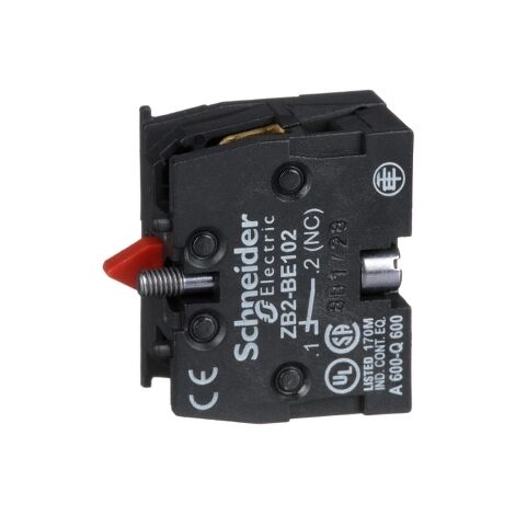 Elemento di contatto 1 NC per montaggio frontale su pulsantiera SNRZB2BE102