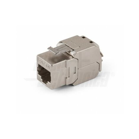 Presa Keystone 8P8C RJ45 schermata Cat.6a FTP Crimpaggio senza utensile