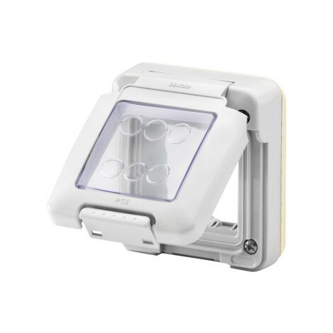 Combi In Calotta Stagna 2 posti System IP55 Grigio RAL 7035