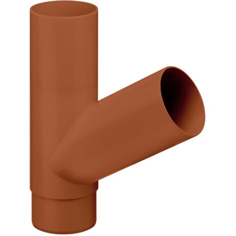 INEFA Abzweiger Fallrohr 60 Grad PVC Braun, DN 75/75