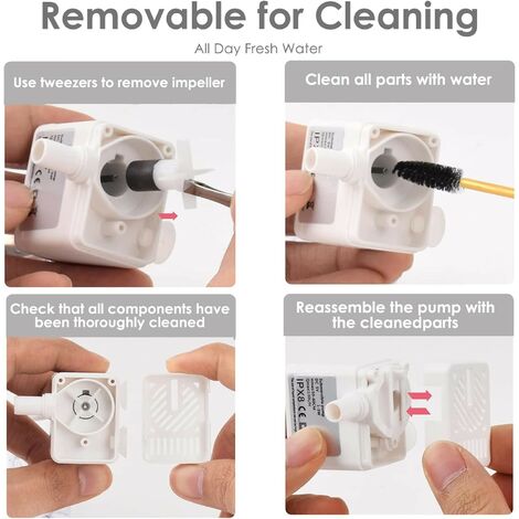 Ultra-leise Automatischer Wasserspender Katze, Futterautomat Haustiere Wasserspender ...