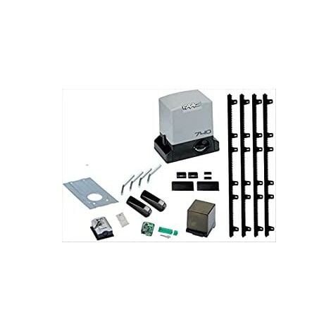 FAAC 740 KIT DELTA 2 CANCELLO SCORREVOLE PORTATA 500KG 230V + 4MT CREMAGLIERA