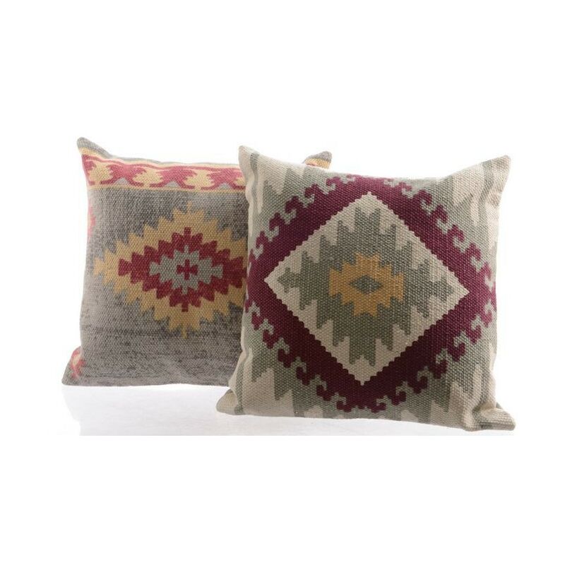 Cojín estilo azteca. Única pieza