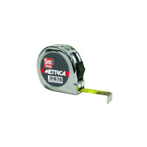 Metrica - Cinta métrica de bolsillo cromada 5 m x 25 mm - 8196